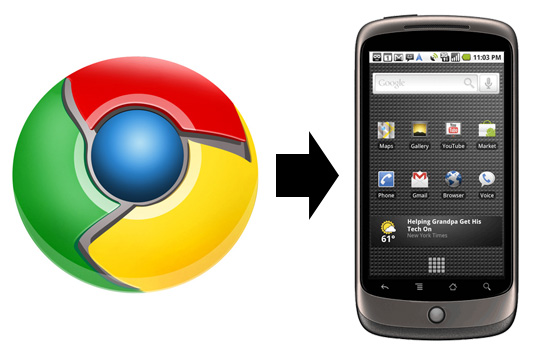 Send links to your Android phone with Google Chrome to Phone - SoyaCincau