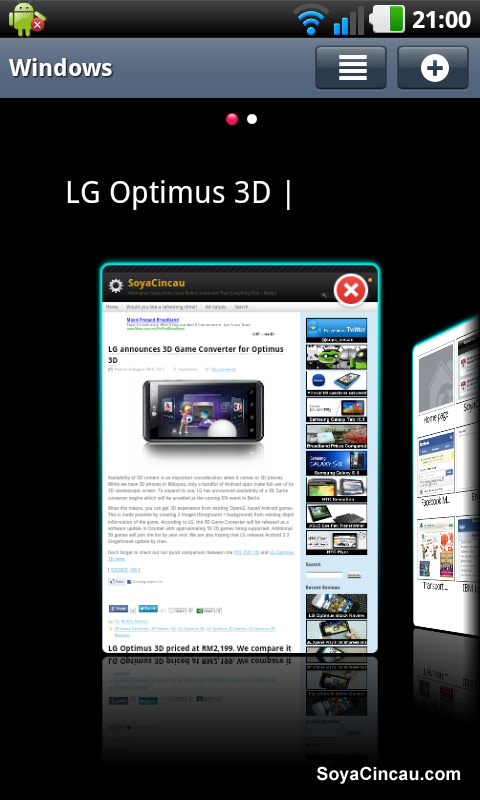 LG Optimus 3D Review - SoyaCincau