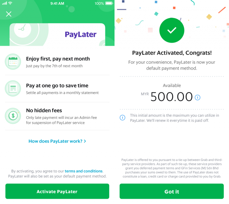 Grab PayLater: Use Grab today, pay next month - SoyaCincau