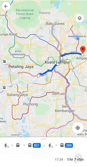 Google Maps can help you check real-time locations of Rapid KL buses ...