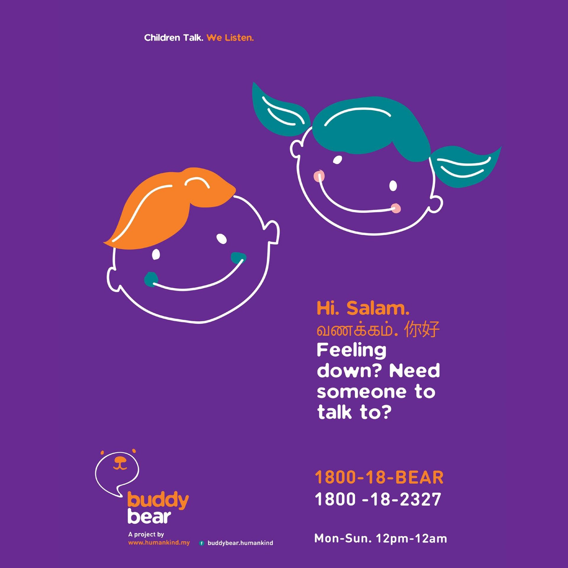 Buddy Bear reminds Malaysians of child helpline after news of alleged ...